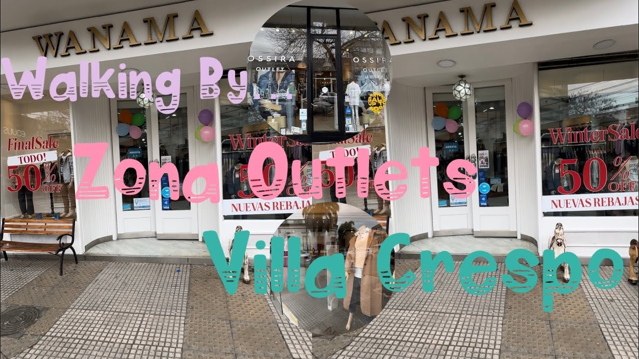 VILLA CRESPO - OUTLETS - BUENOS AIRES - 4K ARGENTINA - YouTube