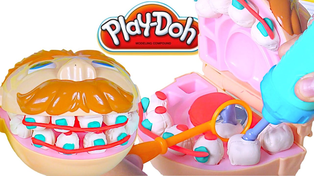 Play-Doh Doctor Drill 'N Fill Playset - YouTube