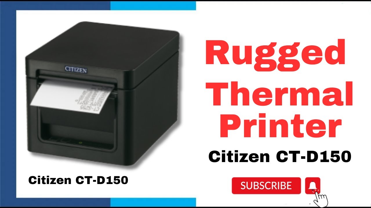 Thermal Printer Citizen CT D150 Auto Cutter Rugged ThermalPrinter ...