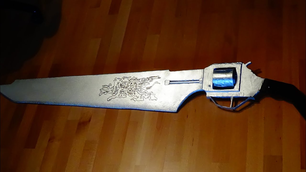 Gunblade Tutorial/FFVIII Gunblade/FFVIII Cosplay/Squall`s Gunblade ...