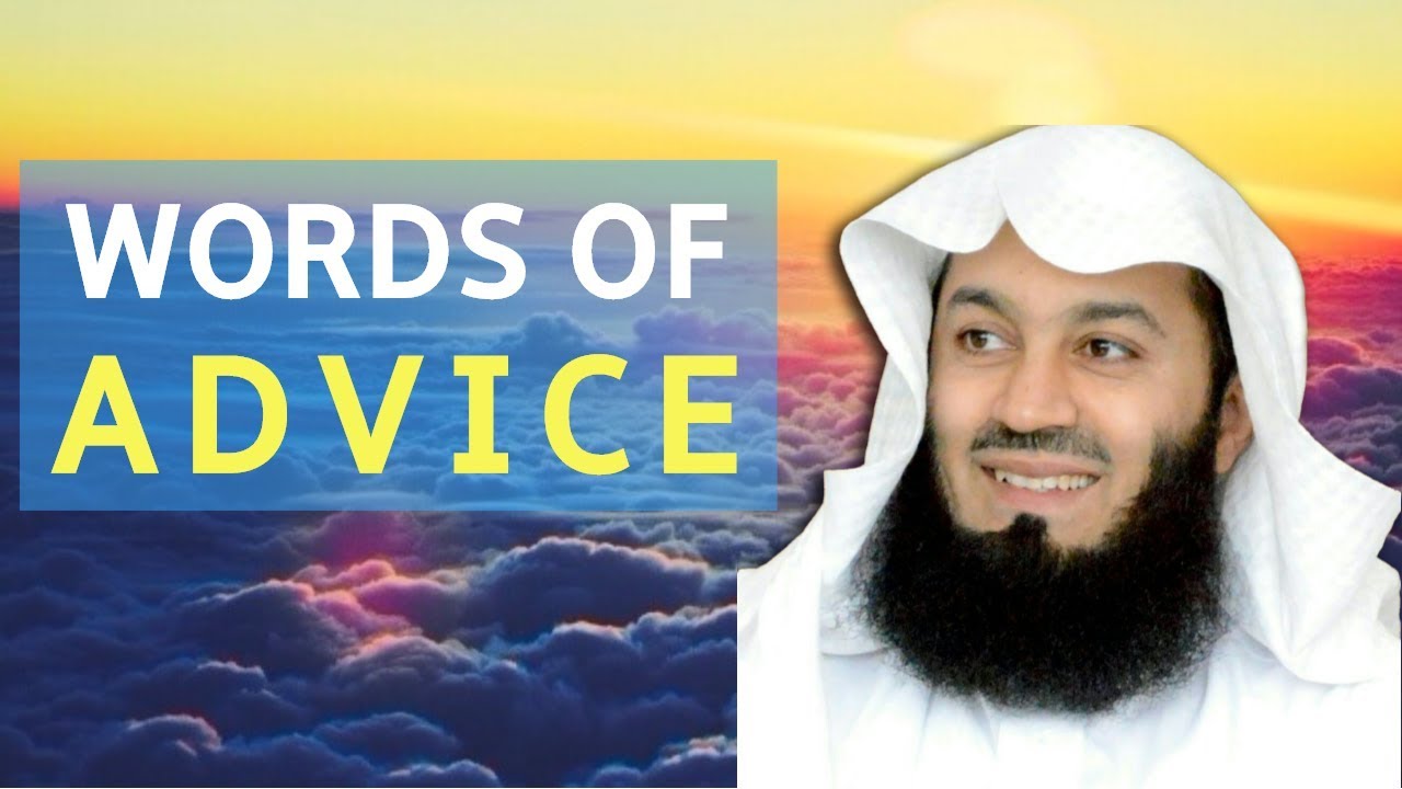 Words Of Advice | Mufti Menk | Perth 2018 - YouTube