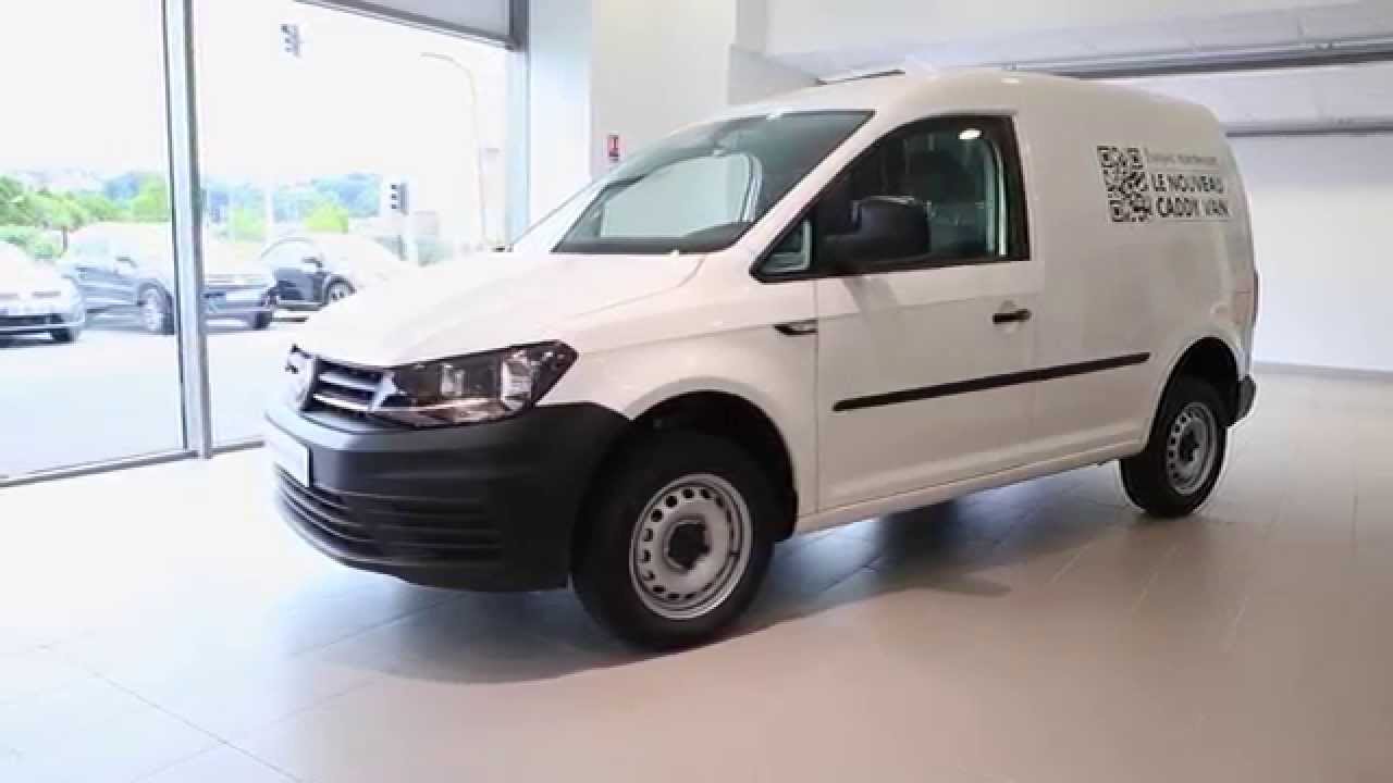 Volkswagen Utilitaires CADDY VAN 1.6 CR TDI 102 Blanc Candy - YouTube