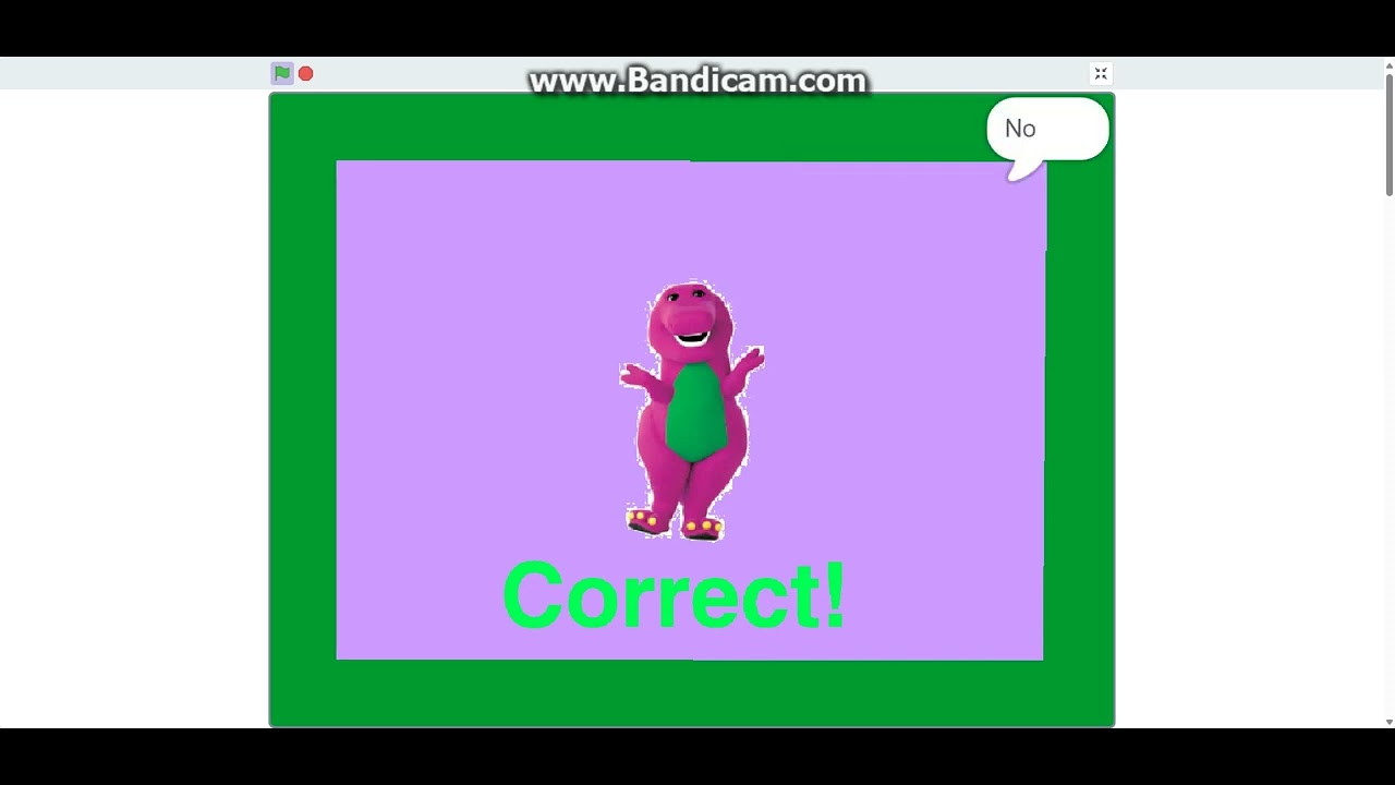 Playing Barney Error on Scratch - YouTube
