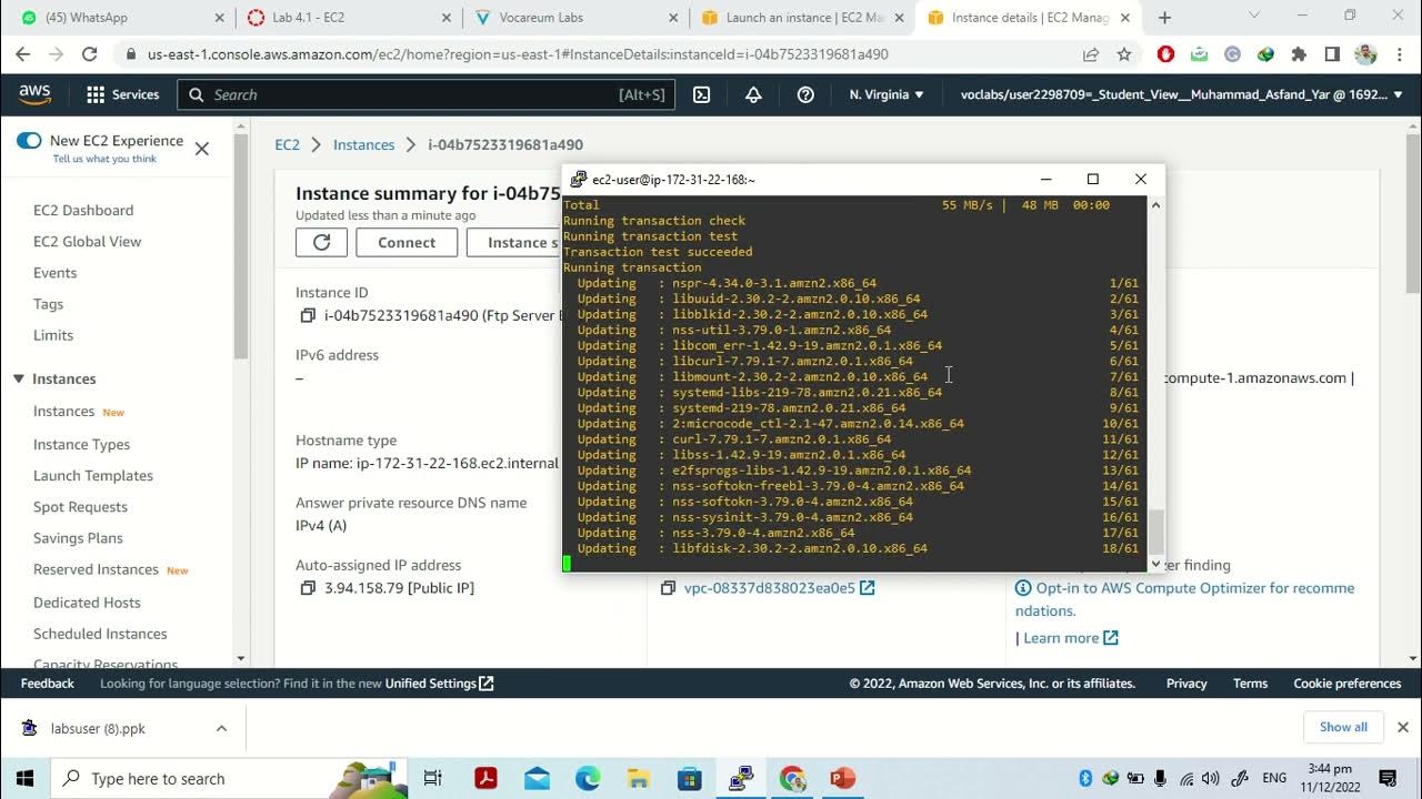 How to Install FTP (vsftpd) Server on Amazon Linux EC2 Machine - YouTube