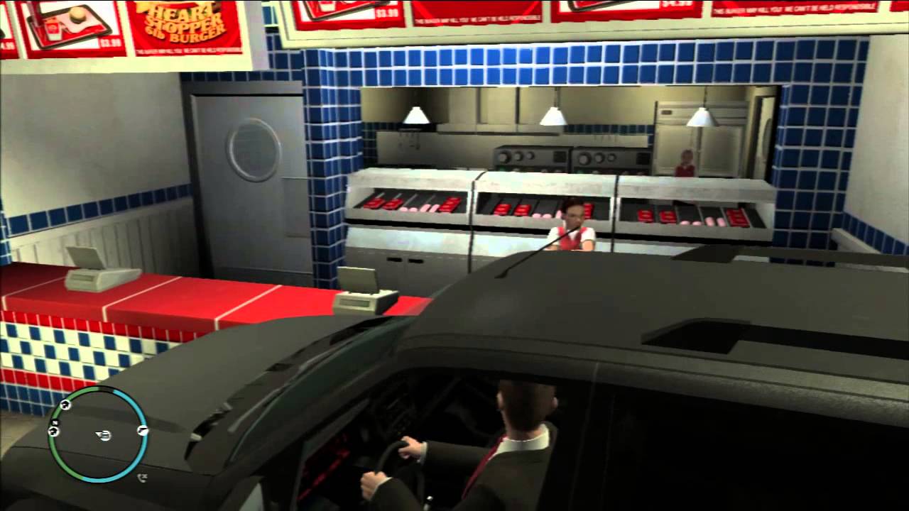 MENU BURGER SHOT, GTA IV - YouTube