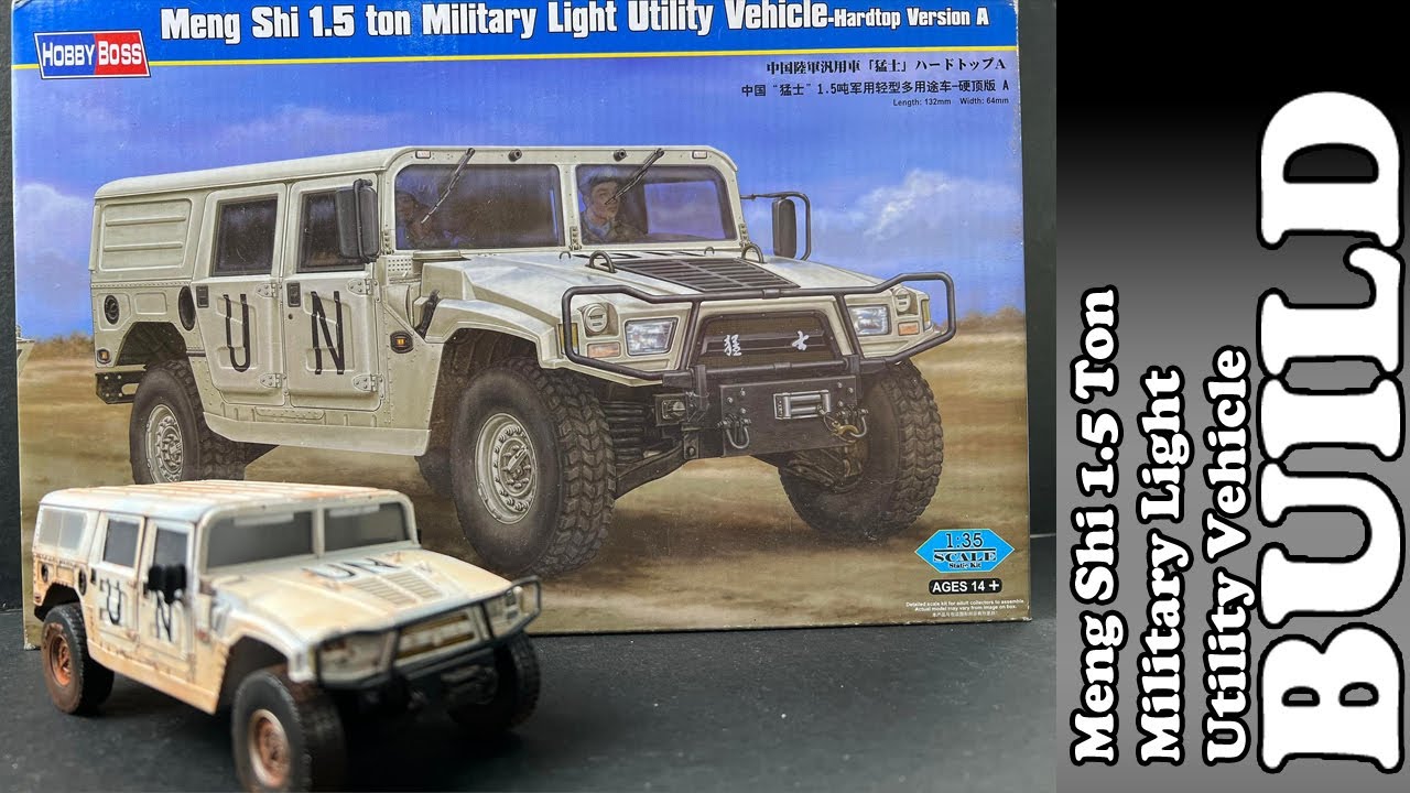Hobby Boss - 1/35 - Meng Shi 1.5 ton Military Light Utility Vehicle ...