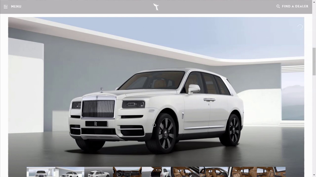 Rolls-Royce Cullinan | Car Configurator - YouTube