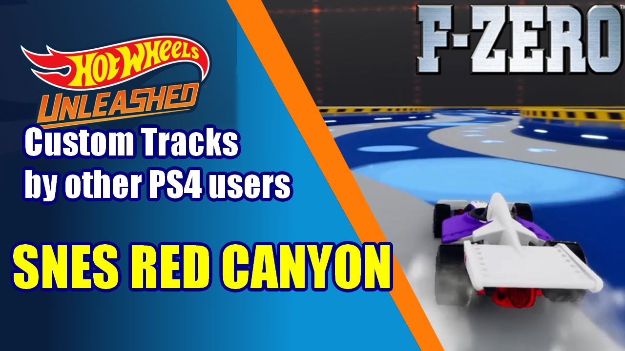 Hot Wheels Unleashed Custom Tracks PS4 SNES Red Canyon by ...