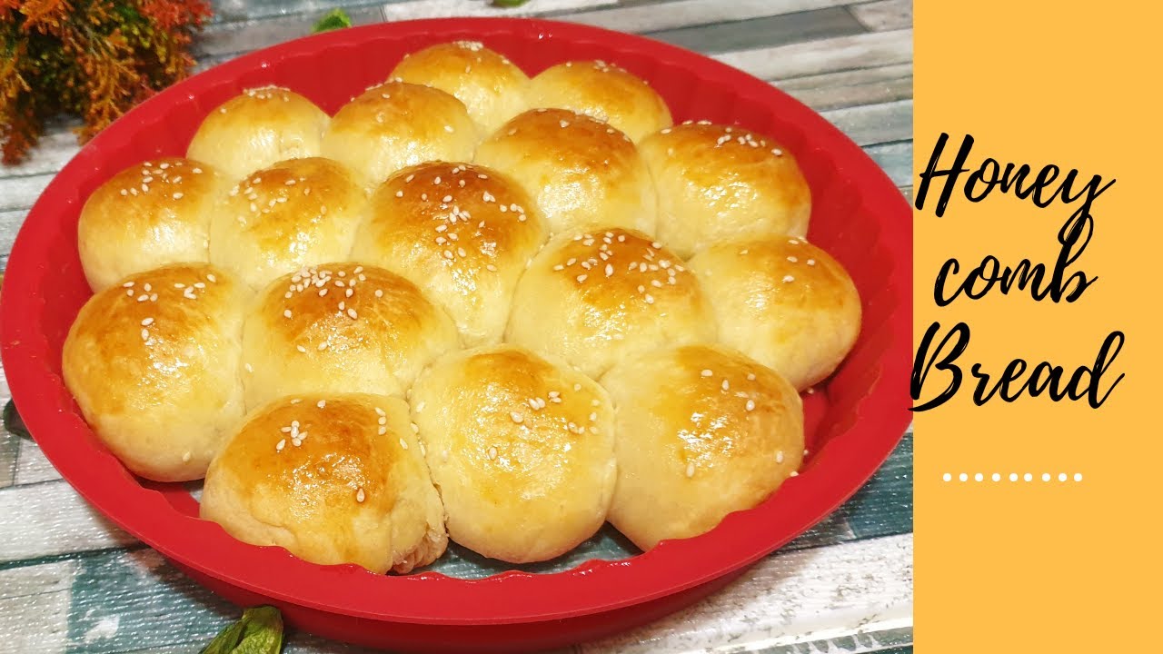 Honey Comb Bread || Khaliat Nahal || Asheescookbook - YouTube