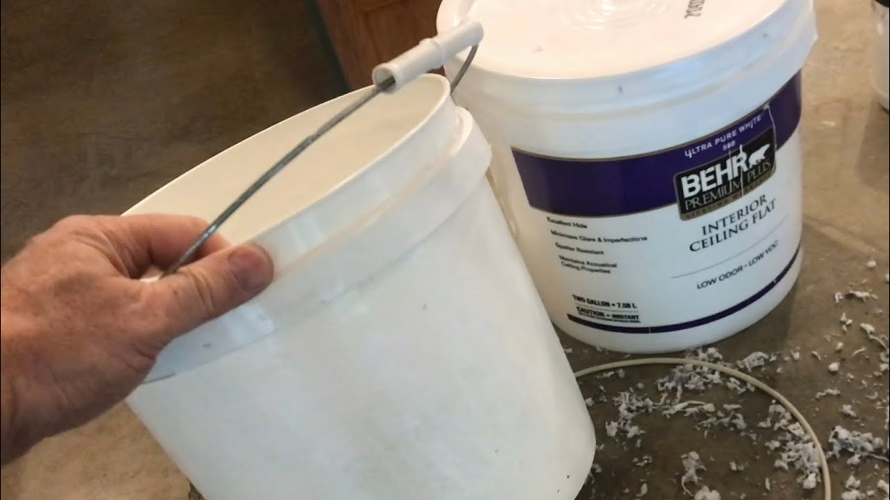“removing” a LOGO from a spackle or paint bucket - YouTube
