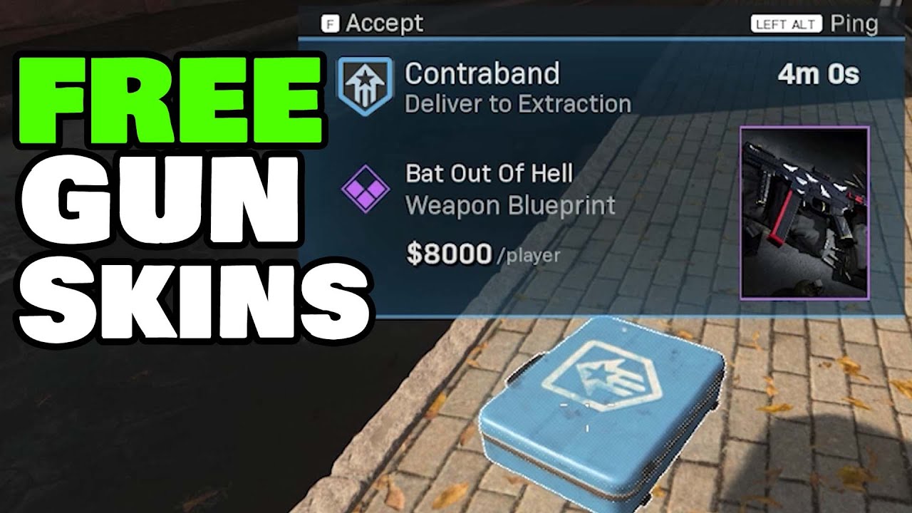 Warzone Contraband Contracts Explained | FREE Gun Blueprints and Skins ...