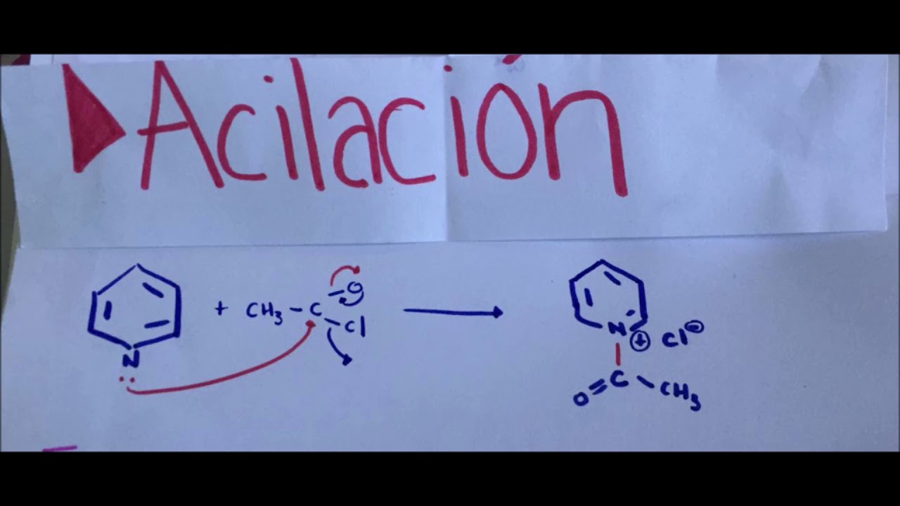 Acilación, Alquilación y Oxidación de PIRIDINAS - YouTube