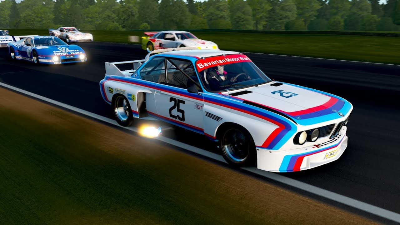 1975 BMW 3.0 CSL @Virginia International Raceway - YouTube