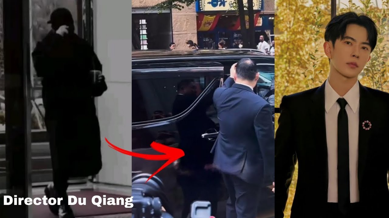 Director Du Qiang was mobbed at Shanghai Pudong International Airport ...