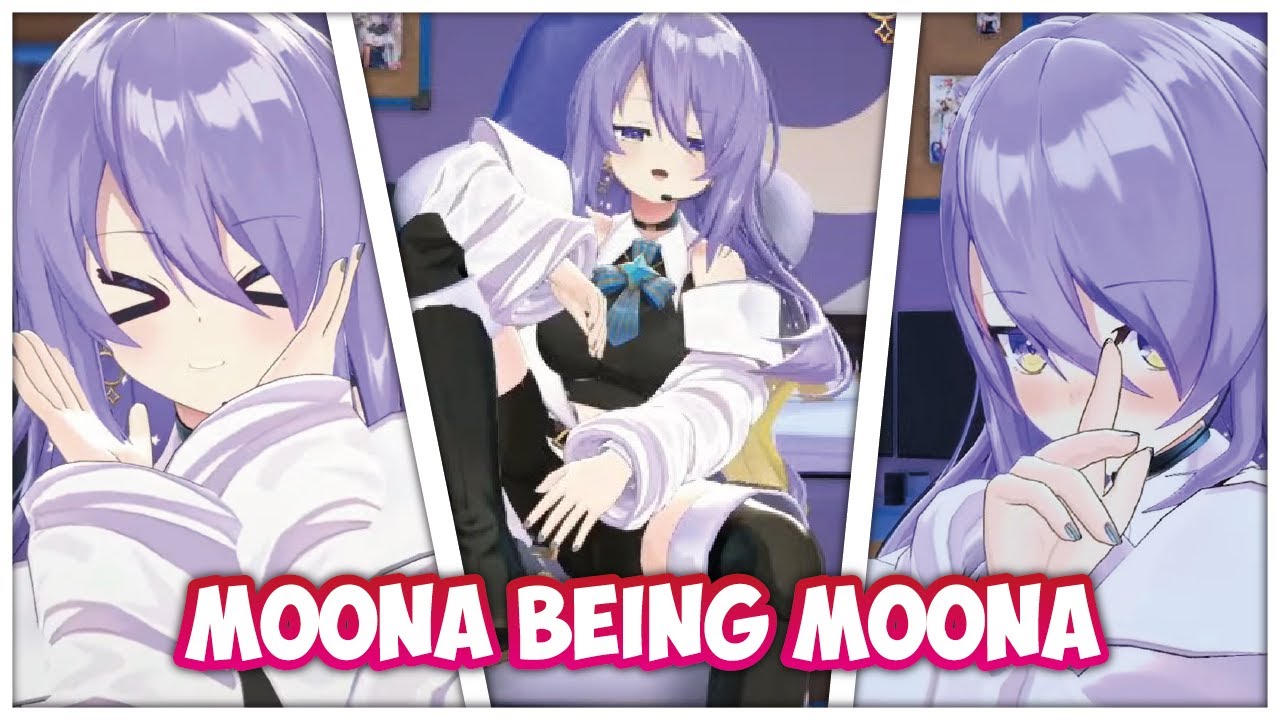 5 minutes of Moona being Moona on her 3D showcase... - YouTube