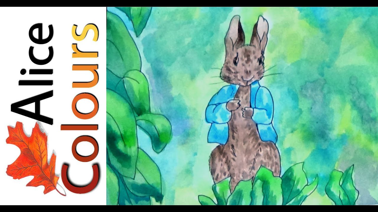 Peter Rabbit Speed Drawing, Fan Art - YouTube