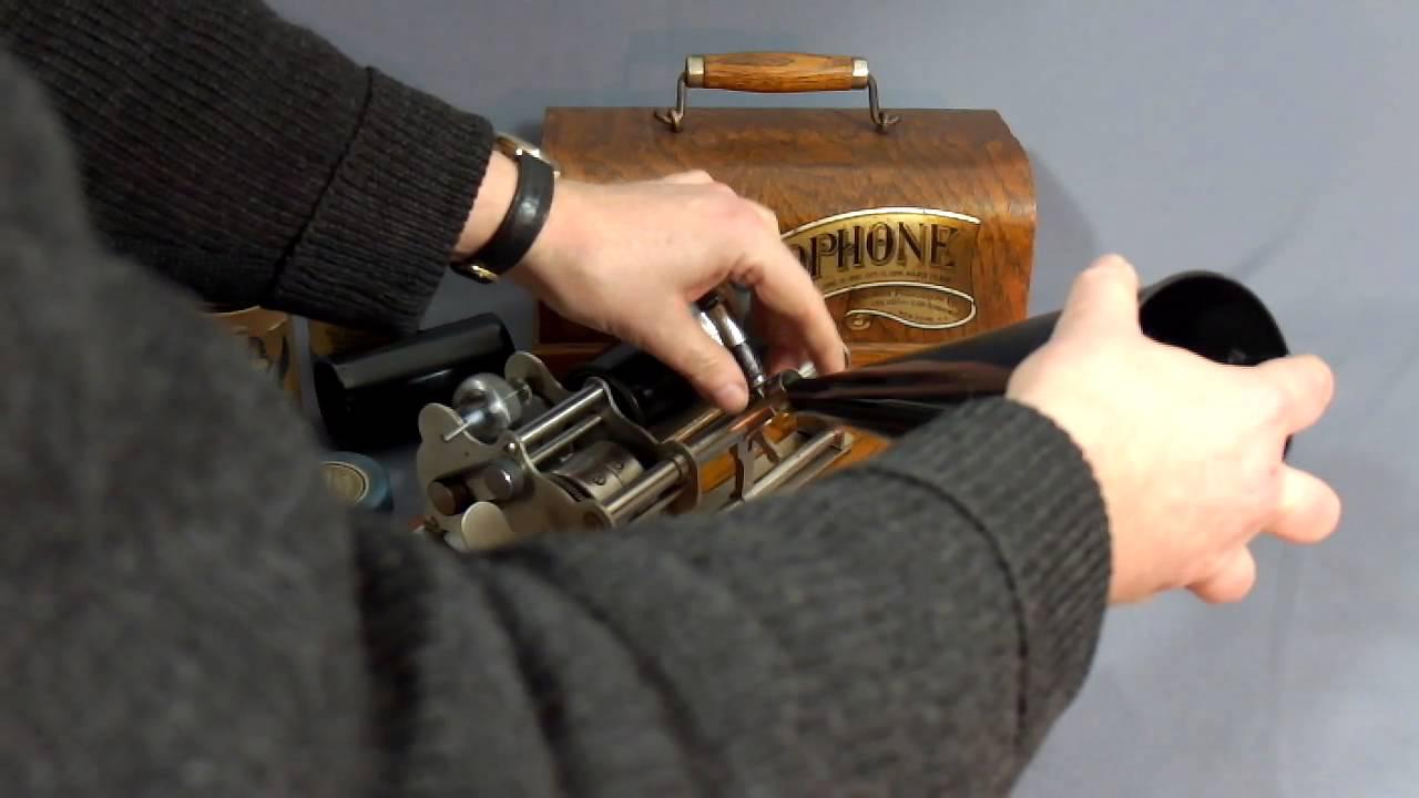 1898 Columbia Phonograph - Graphophone Type B - plays the Tipparary ...