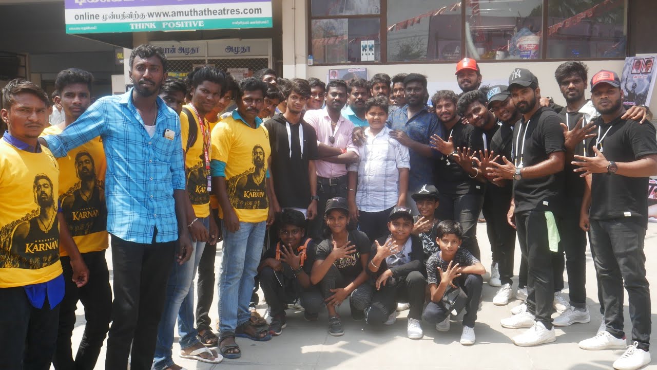 KARNAN Flashmob @amutha theatre karur by MIRACLE DANCE COMPANY - YouTube