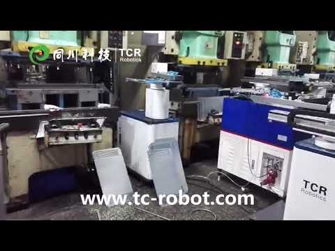 10 Stamping press in line with scrap removing | TCR-Robotics Thailand ...