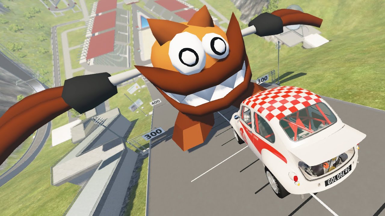 Car Fly Through LEGO Mixels #27- Beamng Drive - YouTube