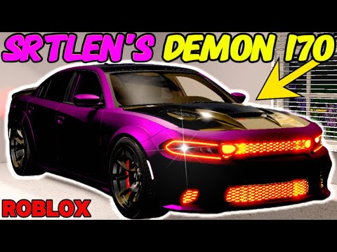 SRTLEN'S INSANE DEMON 170 CHARGER IS ON ROBLOX - YouTube