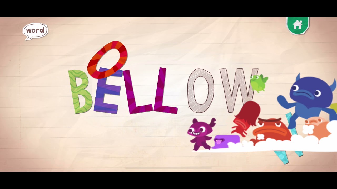 Endless Alphabet: Bellow - YouTube