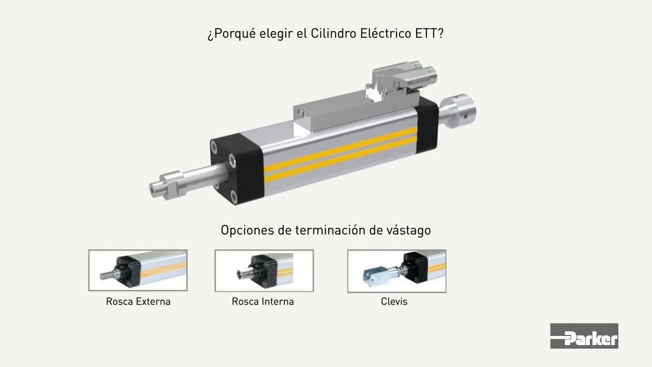 Control de posicionamiento superior, Cilindro Eléctrico Parker Serie ...