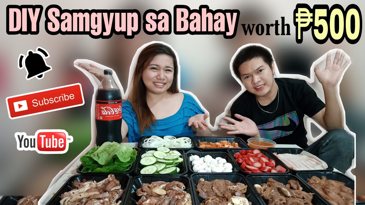 DIY SAMGYUP SA BAHAY 500Php - YouTube