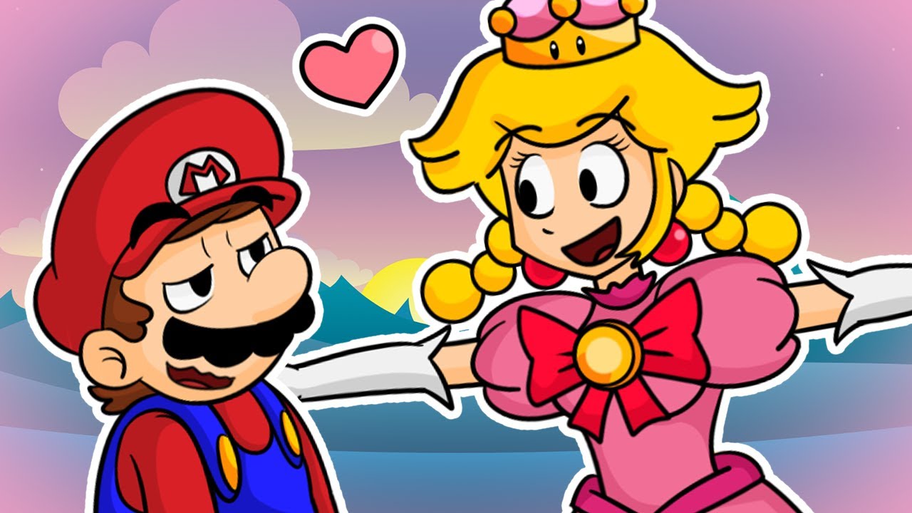 Mario Falls In Love With Peachette - YouTube