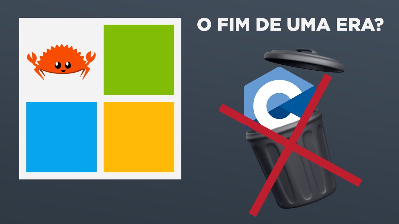Microsoft ABANDONOU C e C++ e passou a usar RUST? - YouTube
