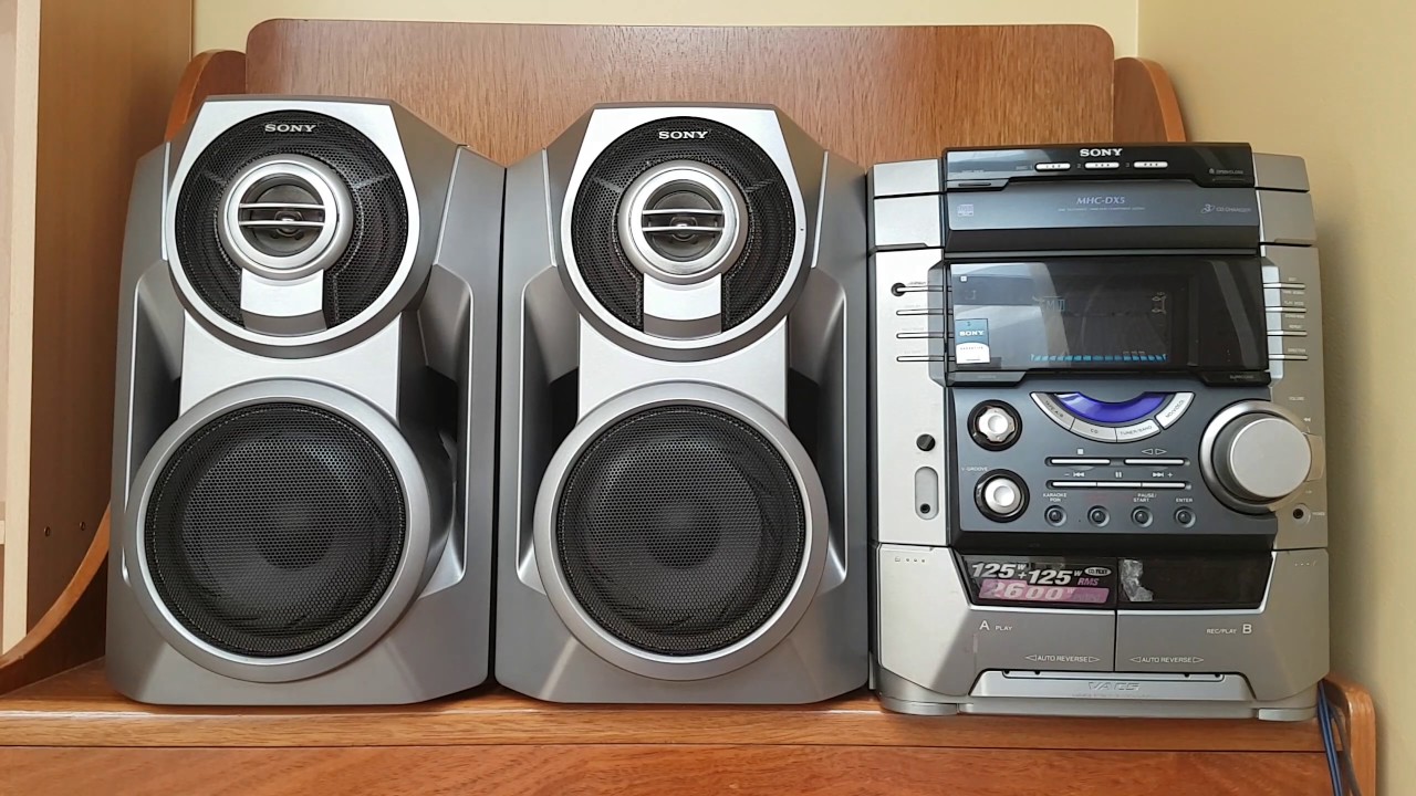 Sonido Minicomponente Sony Mhc-dx5 (Cold-Marron 5) - YouTube