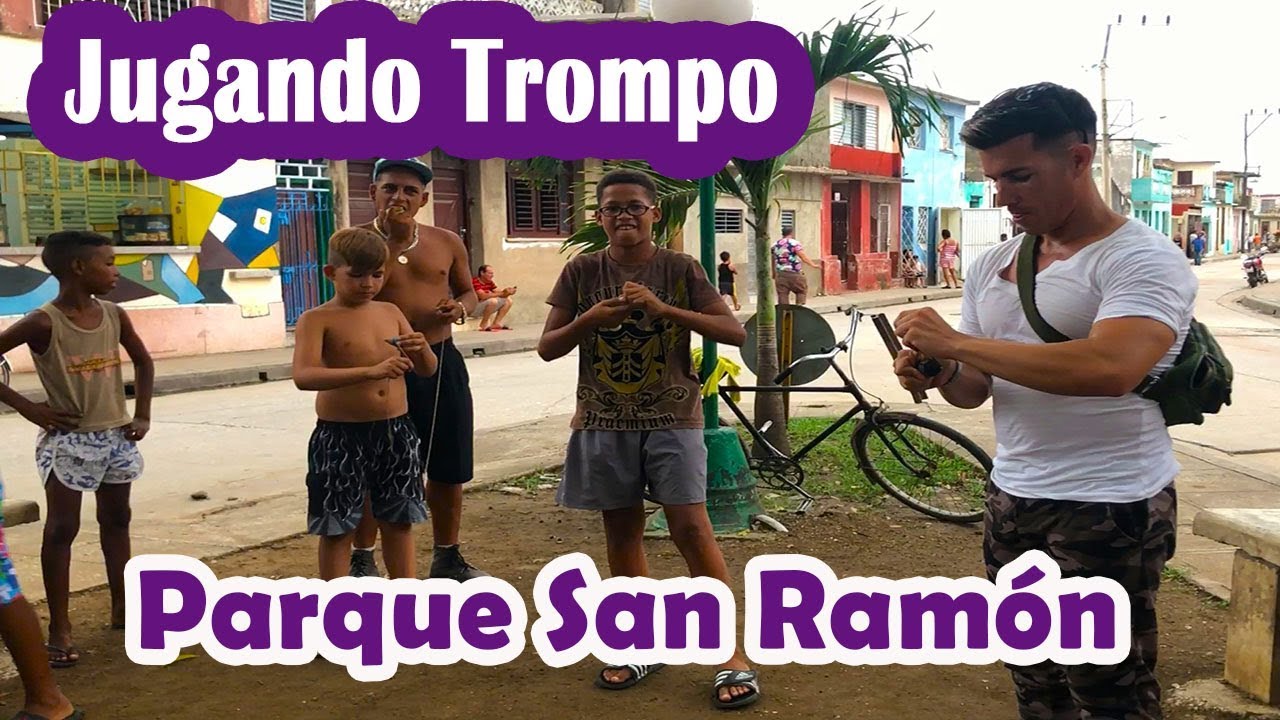 Jugando Trompo en el Parque San Ramón - Desde mi Tinajón, Camagüey ...