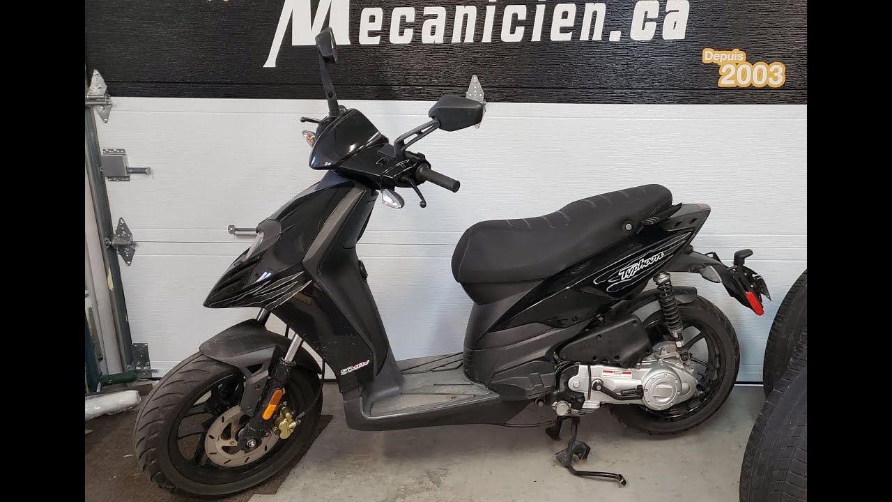 Comment modifier Scooter Piaggio Typhoon 4 temps 50cc à 79cc avec kit ...