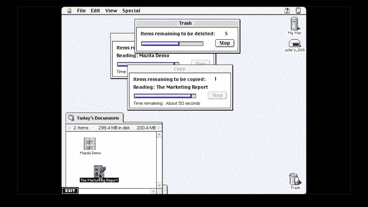 "Mac OS 8 Revealed" - Copland Concept Animations - YouTube