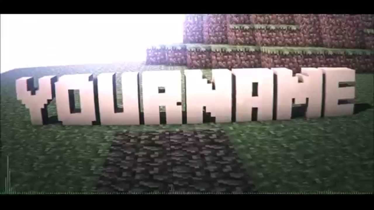 Epic! Minecraft INTRO TEMPLATE FREE - YouTube