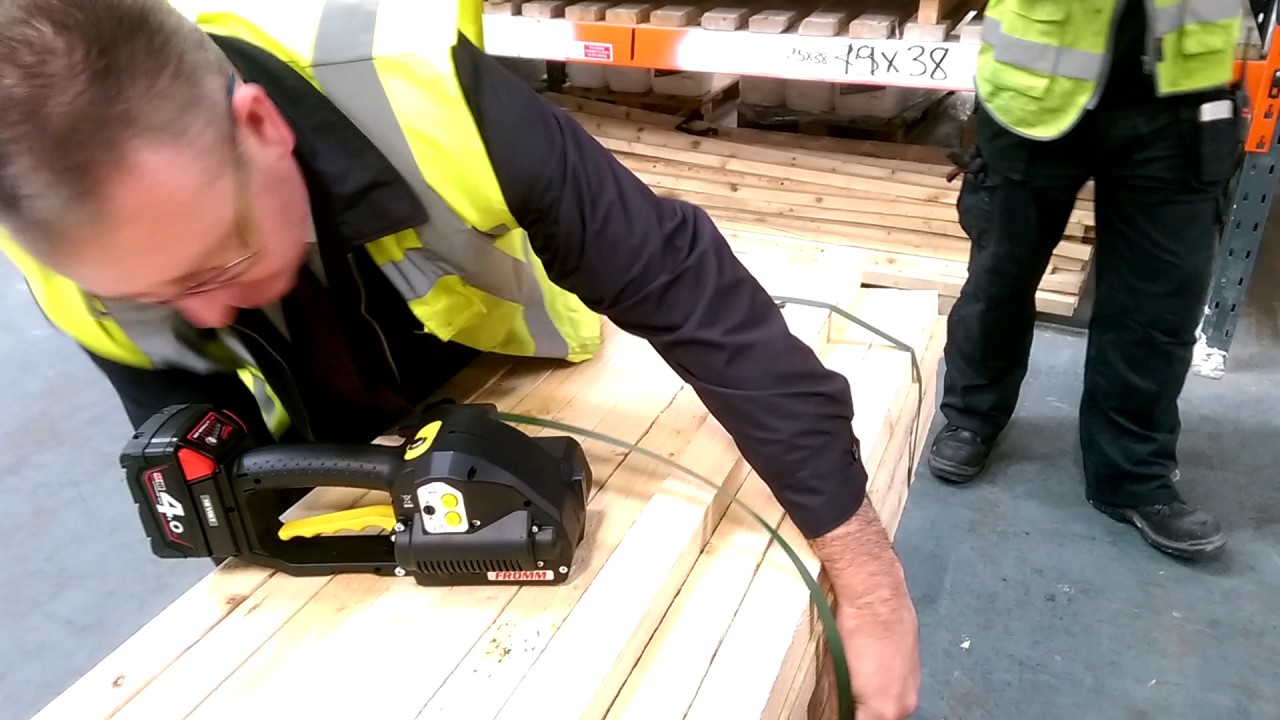 How To Use A Friction Weld Strapping Tool - YouTube