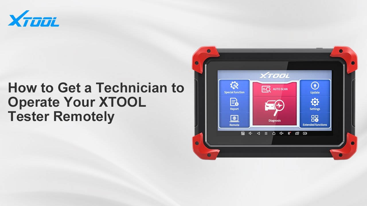 XTOOL Products Function Demo-How to Get a Technician to Operate Your ...