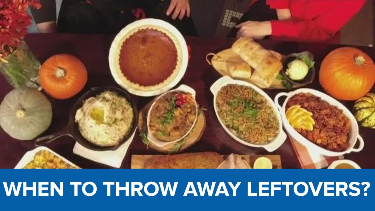 When is it time to throw Thanksgiving leftovers away? - YouTube