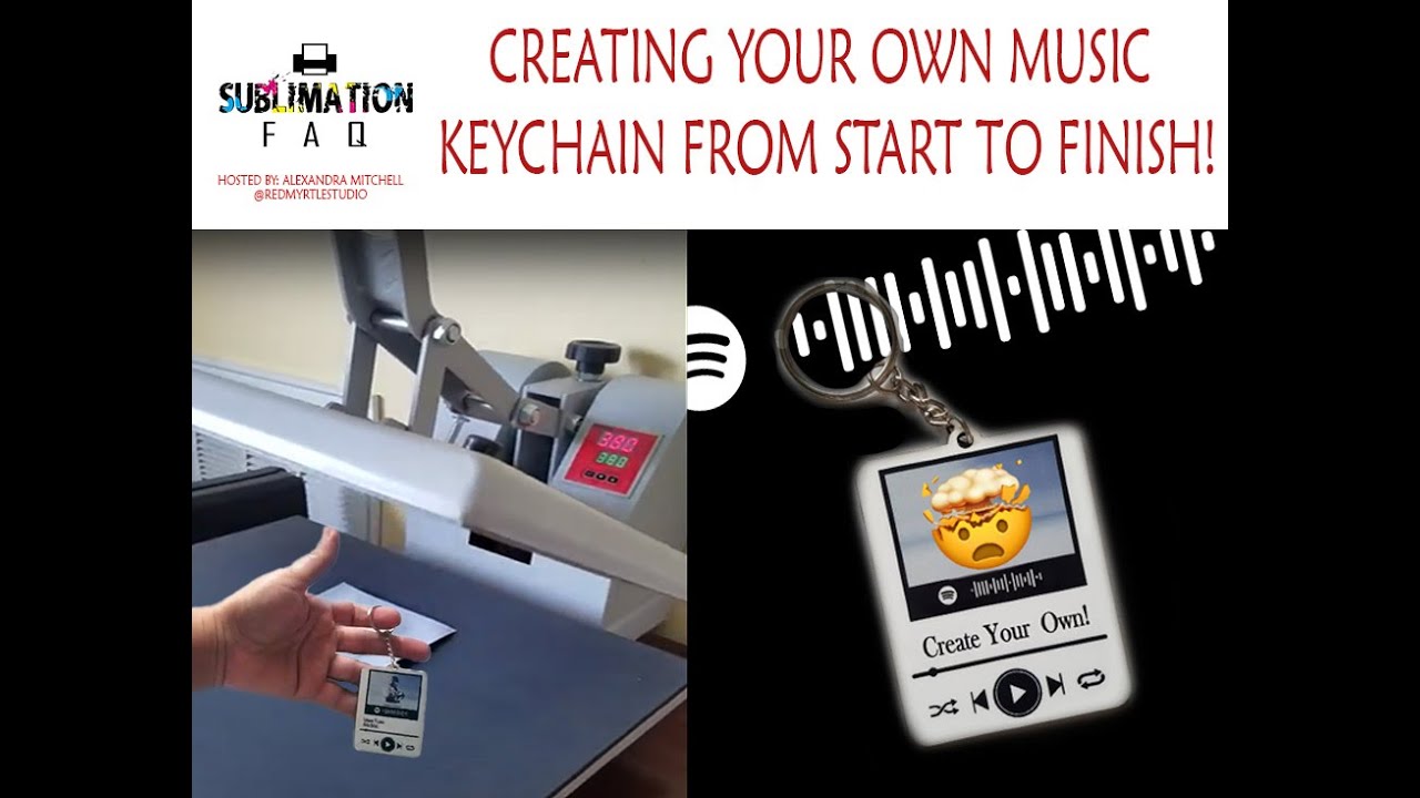 Creating Your Own Music Key Chain from Start to Finish - YouTube