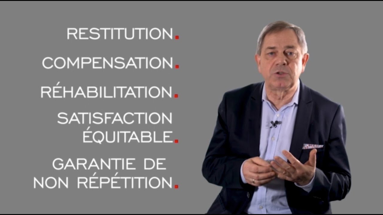Le droit à la réparation dans la Justice transitionnelle ? - YouTube