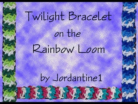 New Twilight Bracelet - Rainbow Loom, Crazy Loom, Bandaloom, Wonder ...