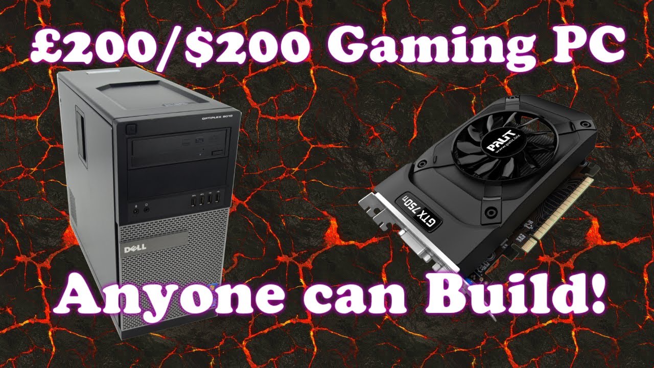 $280/£200 OEM Gaming PC Anyone can Build! - YouTube