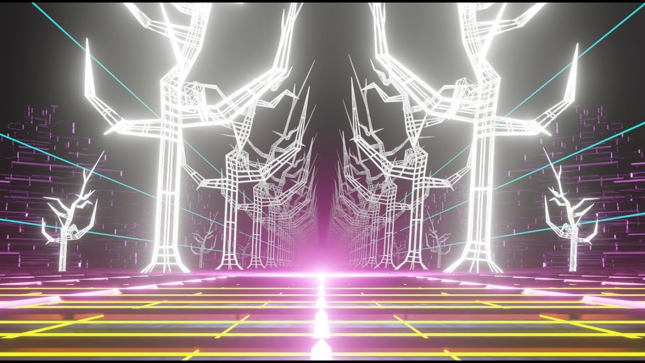 Blender | 3D Synthwave Forest VJLoop Creating Process | Art by EKNOCIO ...