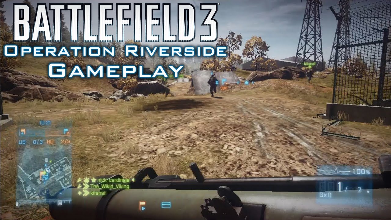 Battlefield 3 - "Operation Riverside" Capture The Flag Gameplay (End ...