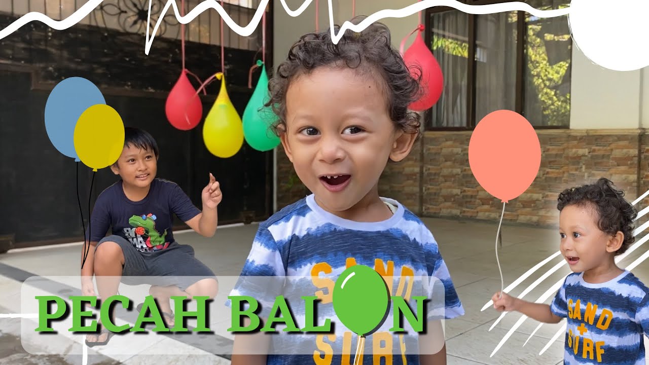 Lomba Pecah Balon Air Berhadiah || Permainan Anak 2021 - YouTube