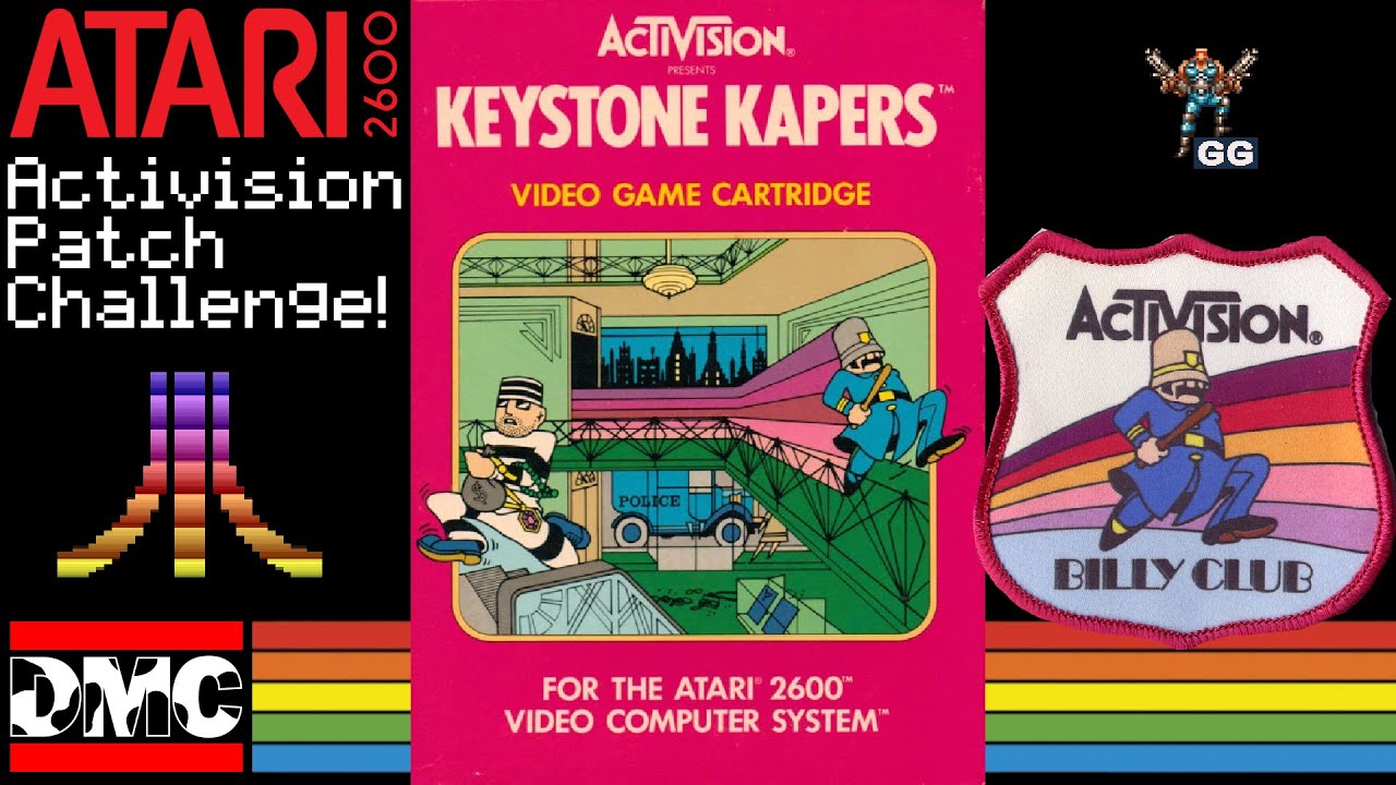 Atari 2600 - Keystone Kapers - Activision Patch Challenge! - YouTube