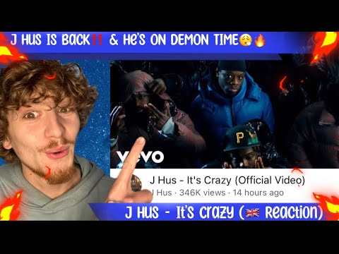 J Hus Is Back‼️ || J Hus - It’s Crazy || (Reaction) || This Is To Cold ...