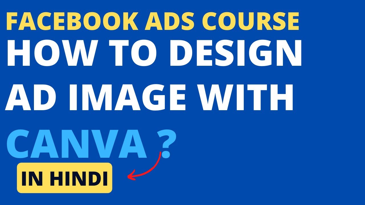 how to make Facebook ad creative with Canva | How to use Canva | make ...