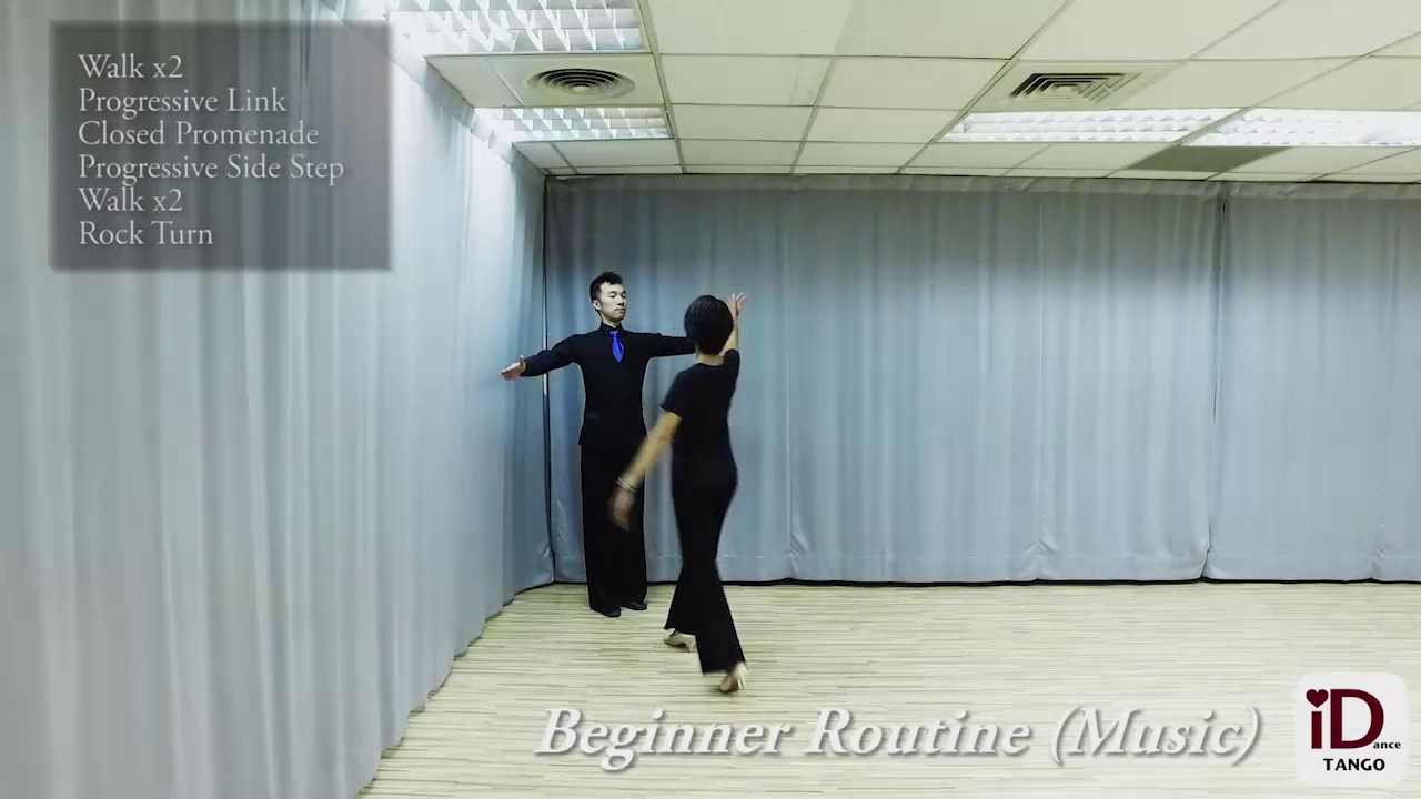 Tango Beginner Routine Count - YouTube