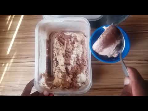 How I scoop ice cream early in the morning - YouTube